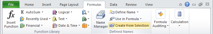 Named Ranges In Excel Exceljet